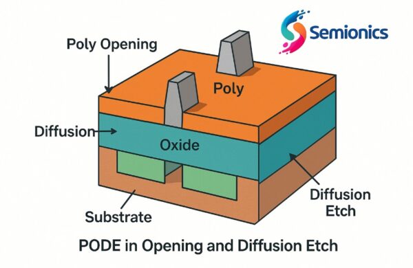 Layout Nugget : " PODE – Poly Opening and Diffusion Etch"! - Semionics